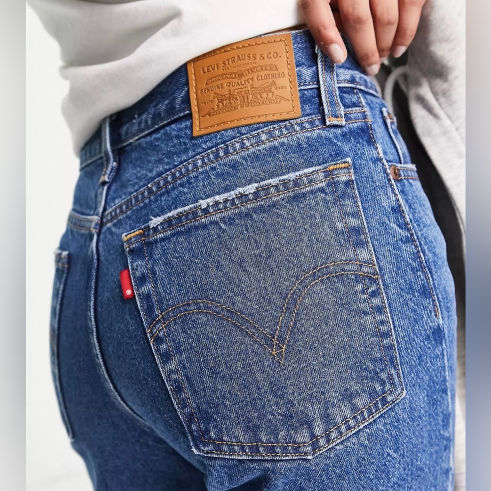 Levi’s Premium Wedgie High Rise Jeans Button Fly In M… - Gem
